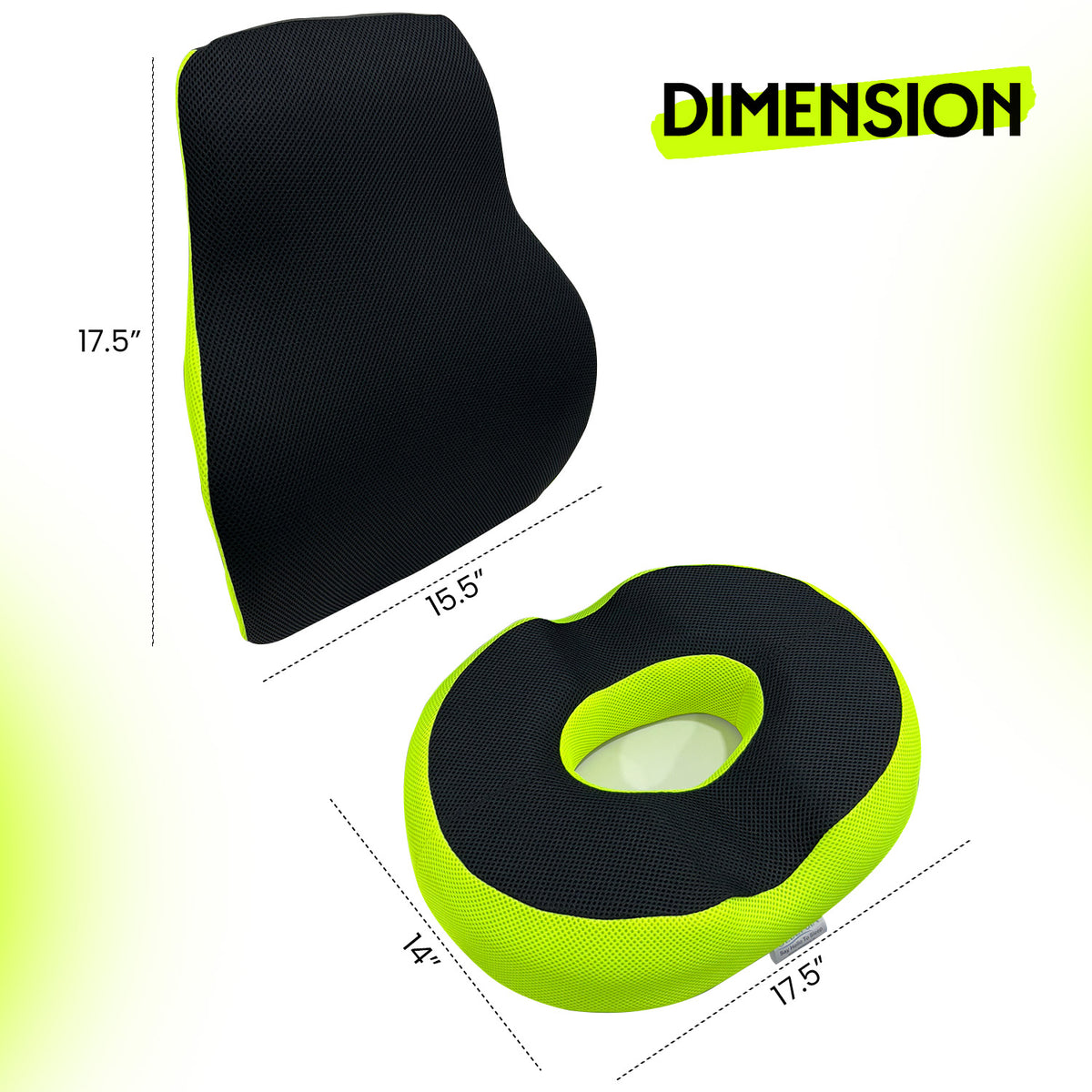 Lumbar Support & Donut Pillow (Combo) – Sleepsia India Pvt Ltd